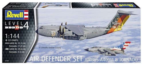 REVELL 03789 Zestaw Air Defender Airbus A400M & Tornado- worldtoys.pl
