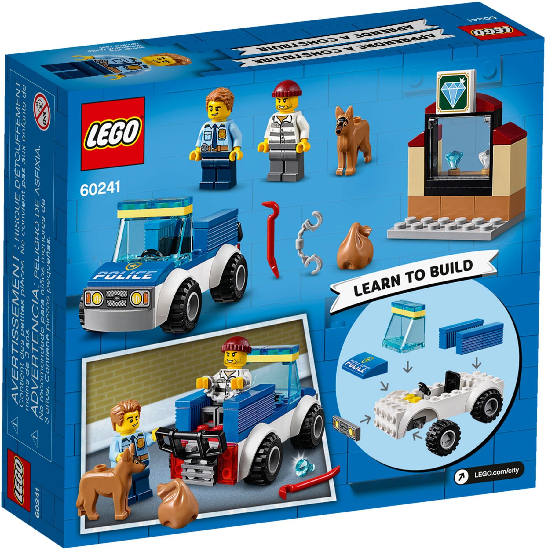 LEGO ® 60241 CITY Oddział policyjny z psem- worldtoys.pl