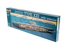 Revell 05078 U Boat typ XXI with interior- worldtoys.pl