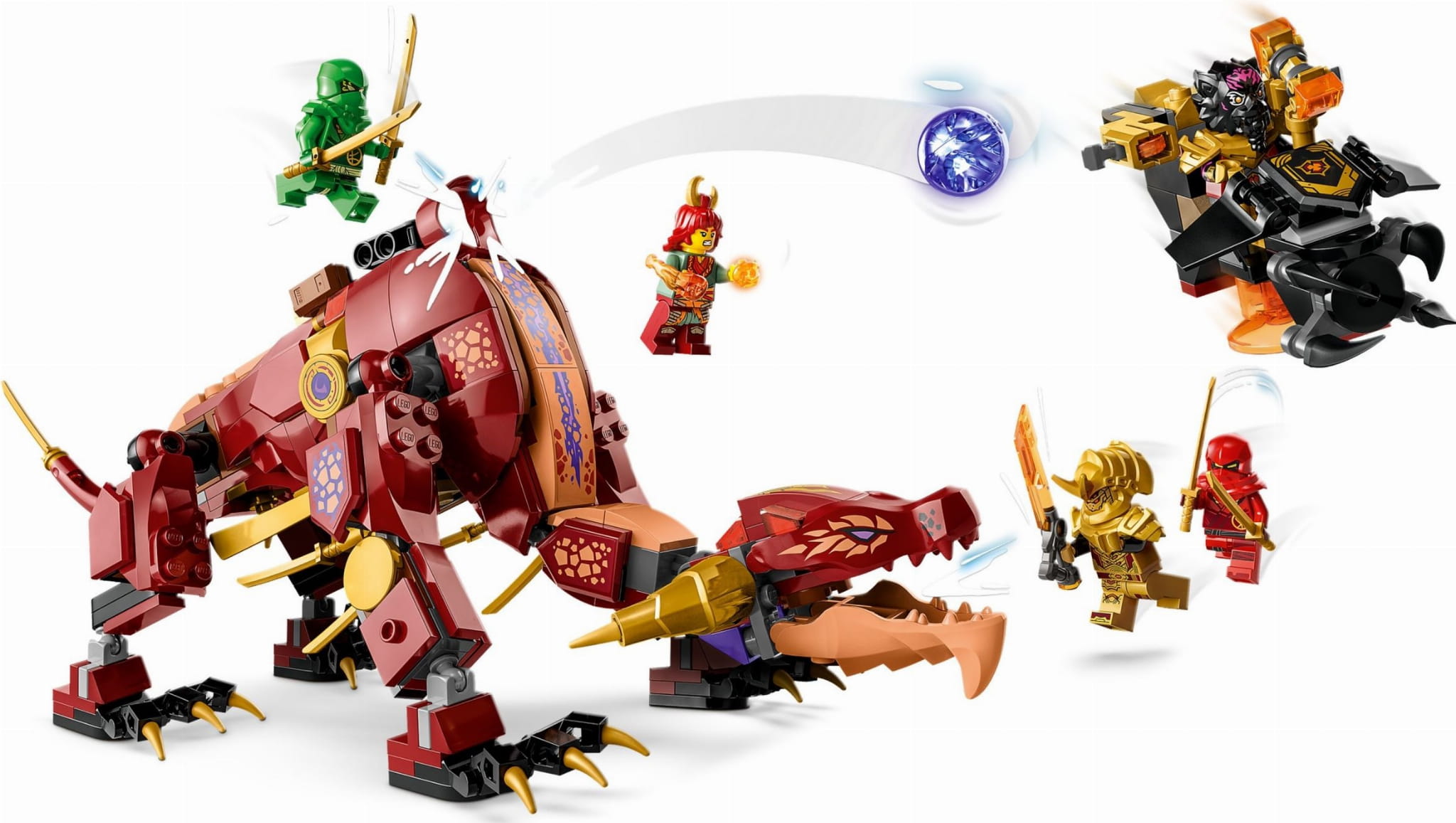 LEGO 71793 Ninjago Lawowy smok zmieniający się w falę ognia- worldtoys.pl