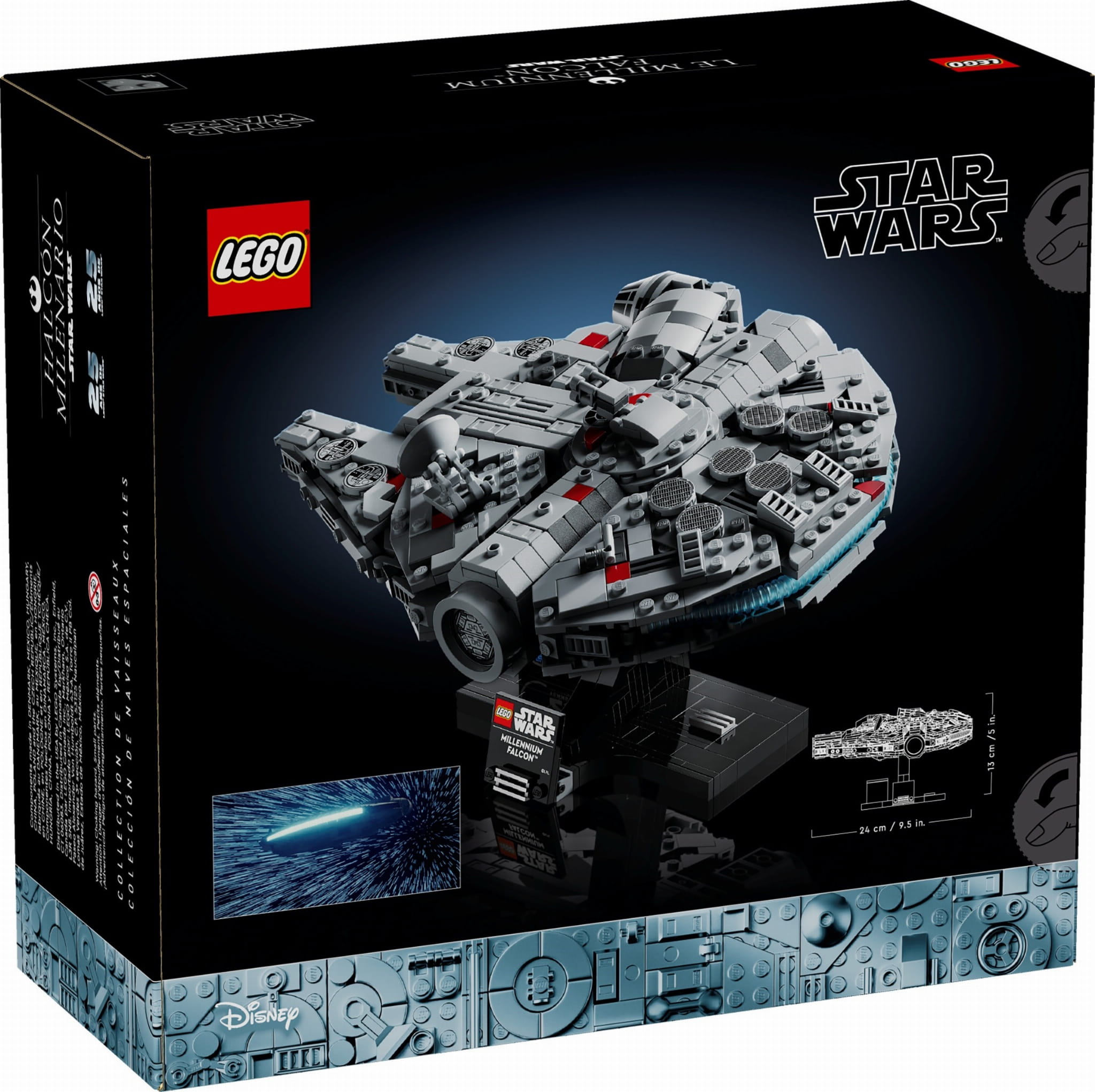 LEGO 75375 STAR WARS Sokół Millennium jubileusz 25 lat- worldtoys.pl